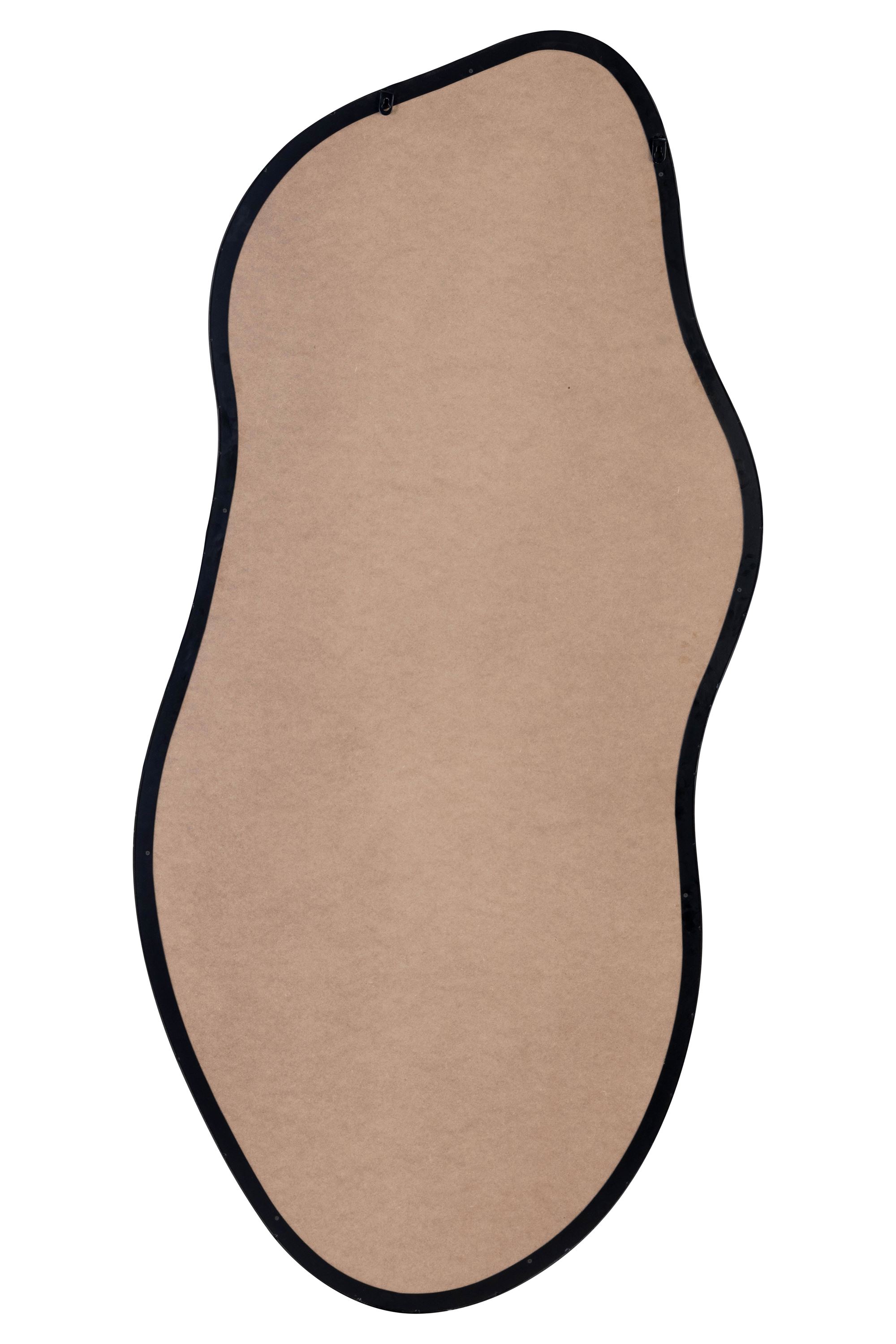 Lyren Organisk Spejl - 80x175 cm - Sort
