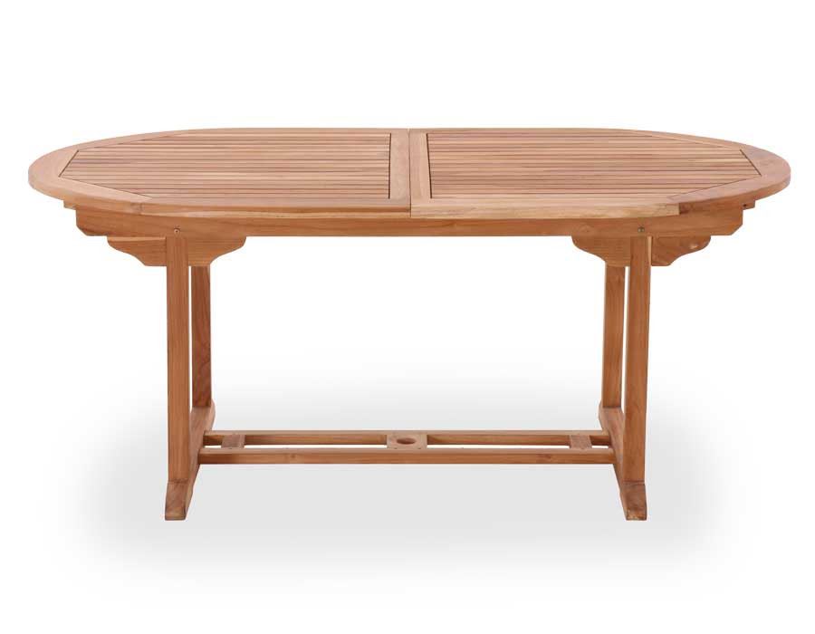 Malaga teak bord - 100x180/240